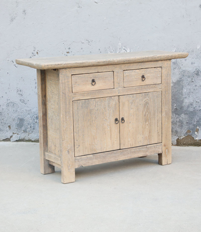 Small light-coloured sideboard, 2 drawers and double doors - Atmosphère ...